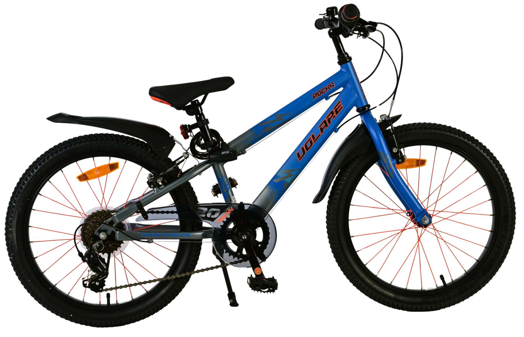 Volare Rocky Children's Bicycle - 20 inch - 7 speed - Blue
