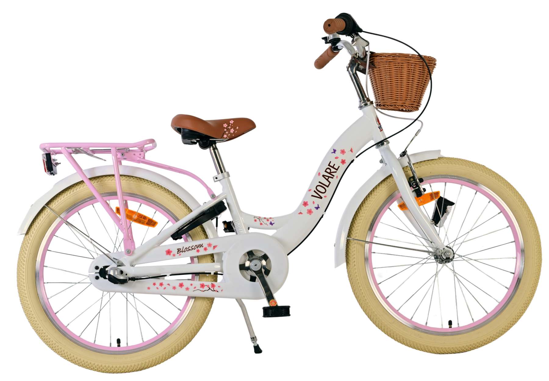 Volare Blossom Kinderfiets - Meisjes - 20 inch - Wit - Nexus 3 ...