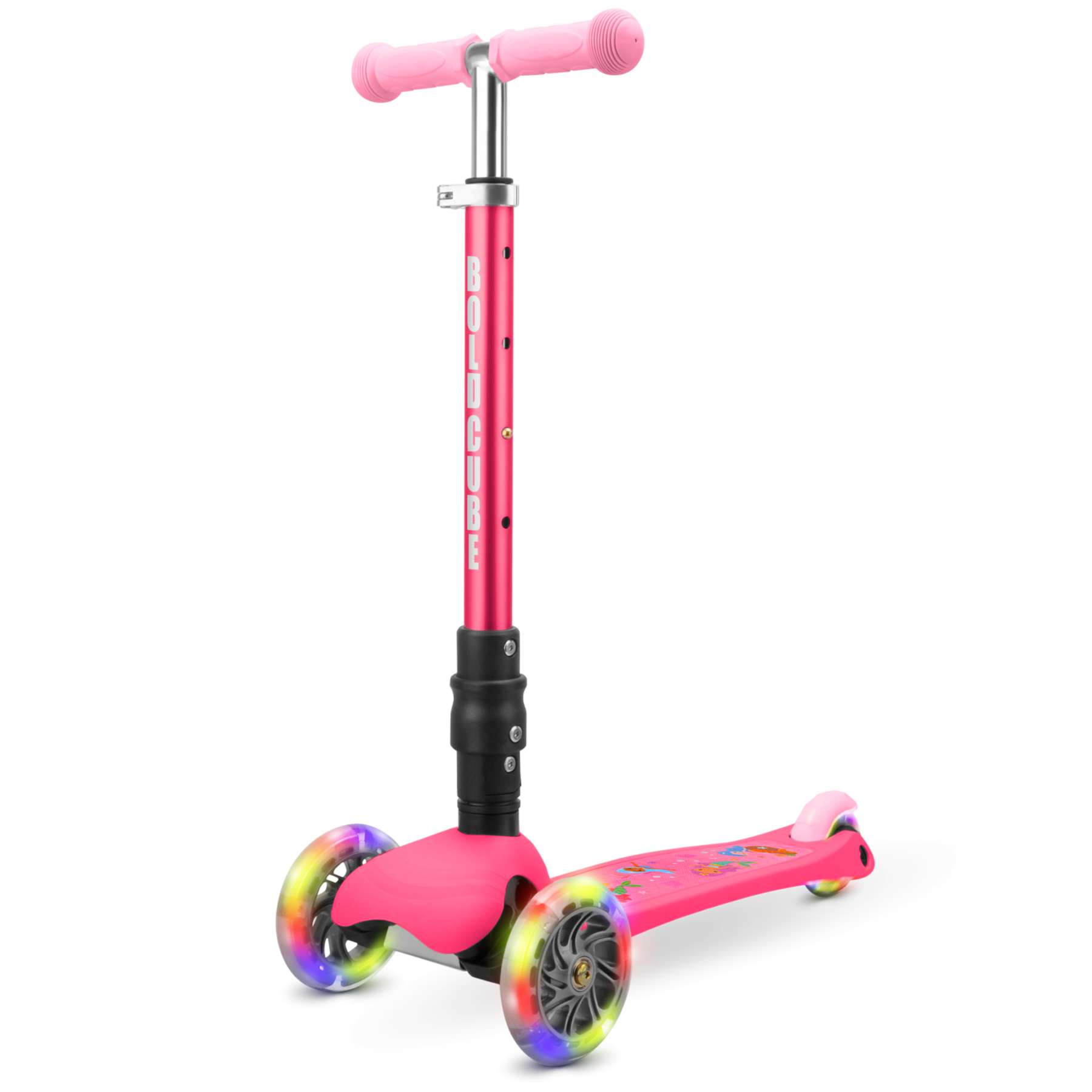 BOLDCUBE Teeny FOLD three-wheel scooter - Mermaid Pink