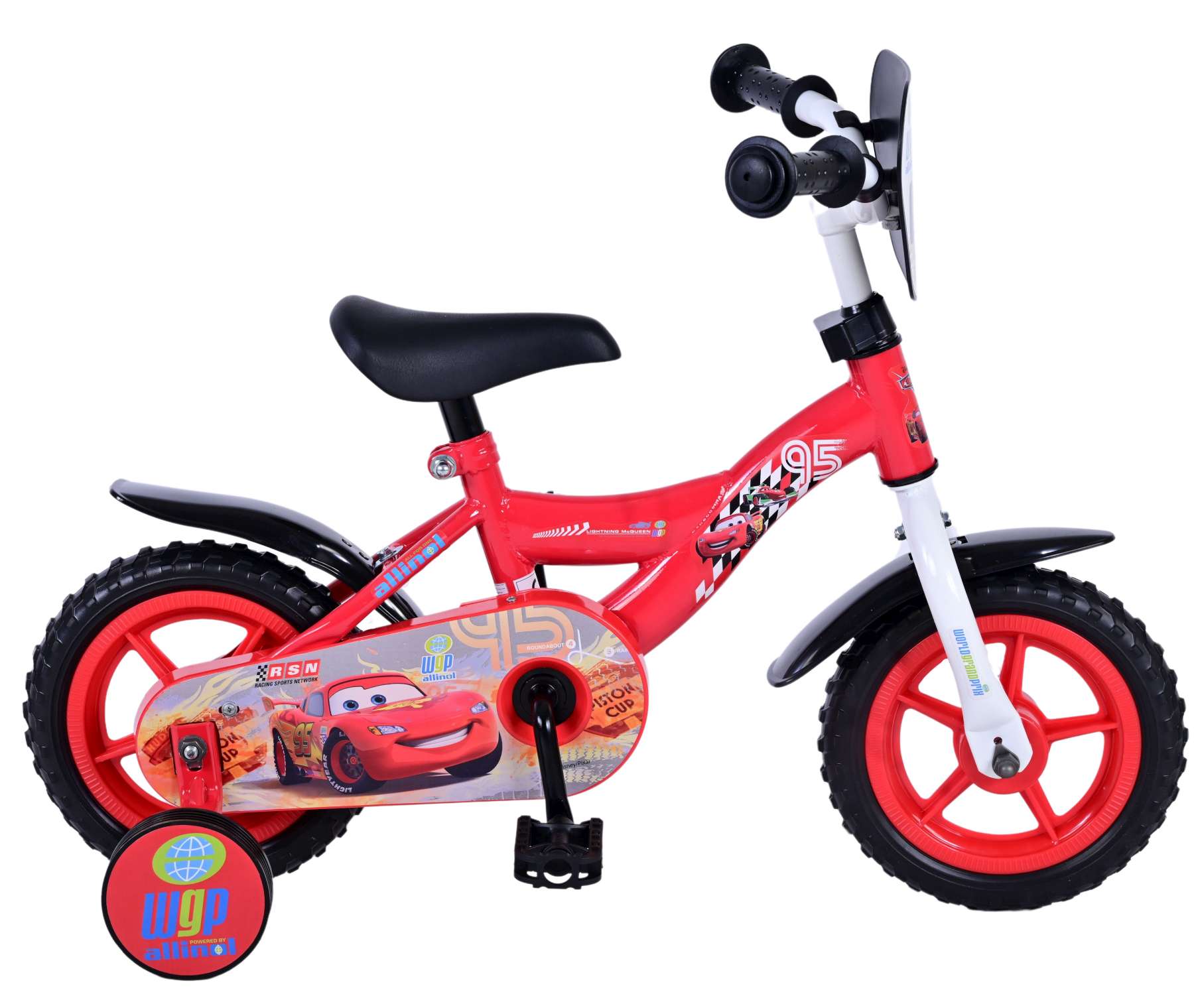 Disney Cars Children's Bicycle - Boys - 10 inch - Red