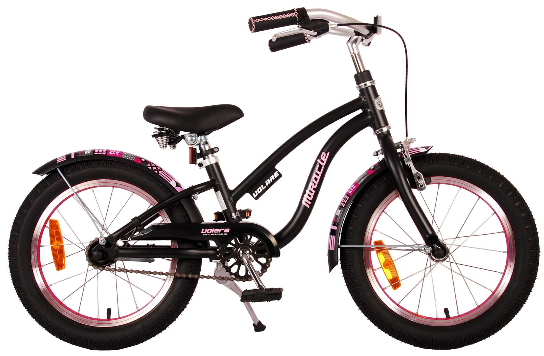 Volare Miracle Cruiser Children's Bicycle - Girls - 16 inch - Matte ...