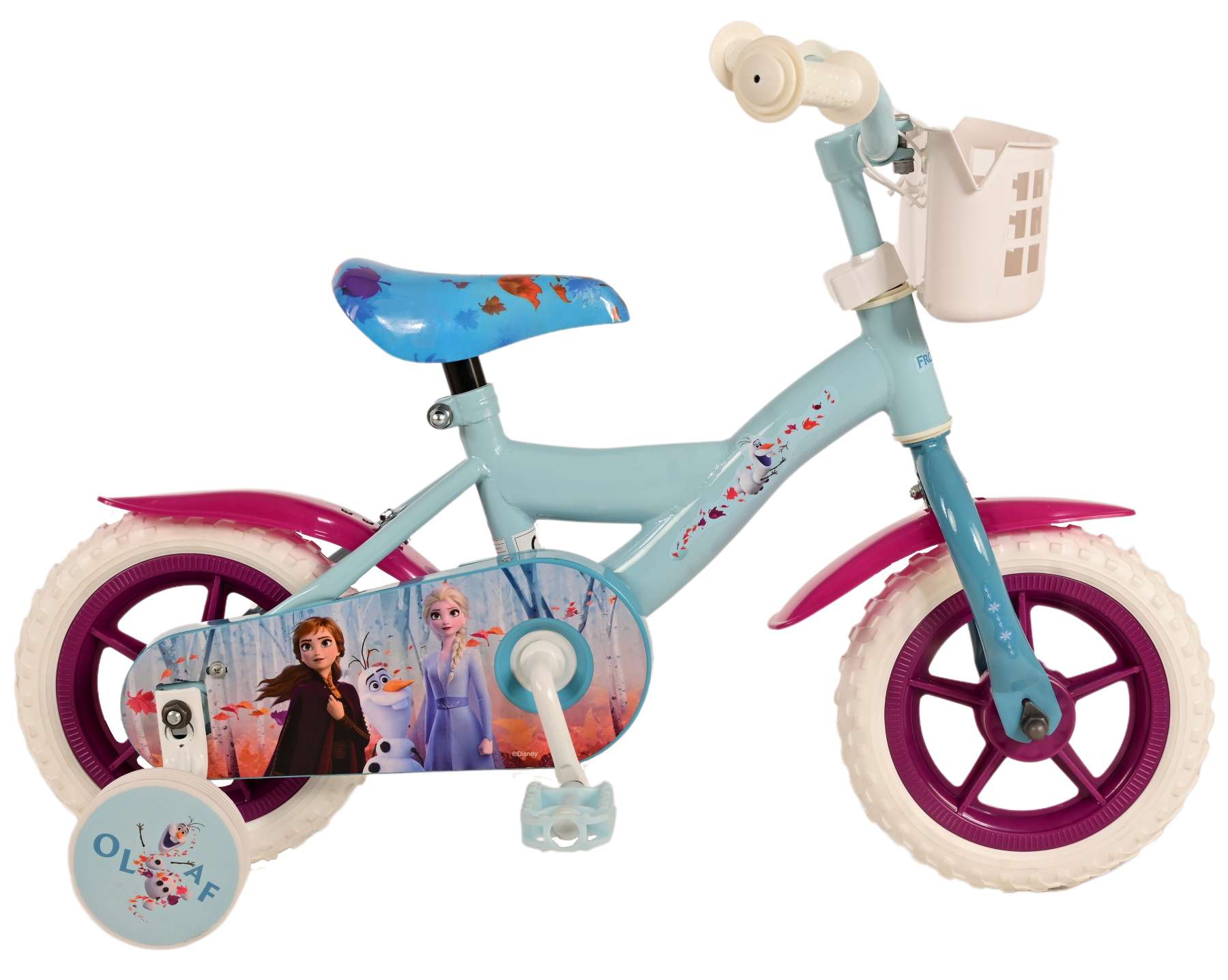Disney Frozen 2 Children's Bicycle - Girls - 10 inch - Blue/Purple
