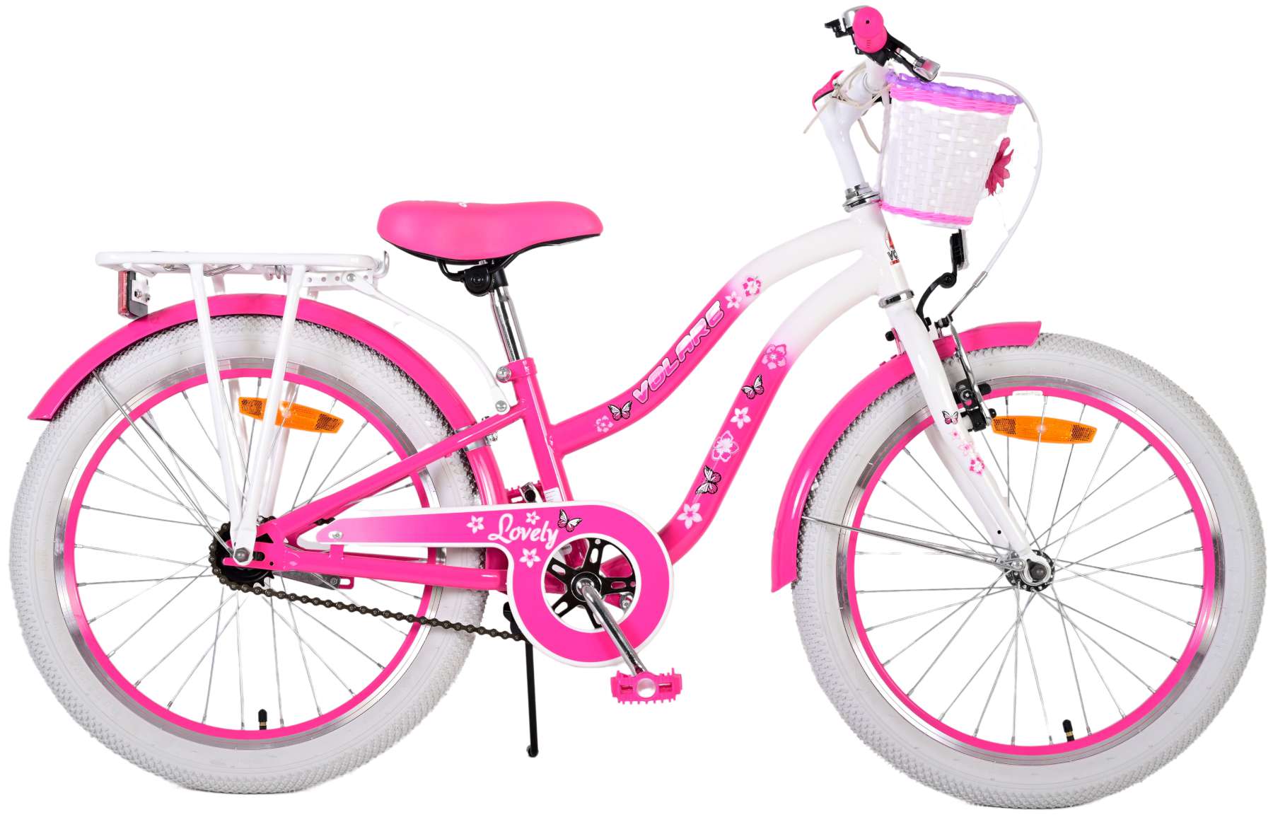 Volare Lovely Children's Bicycle - Girls - 20 inch - Pink