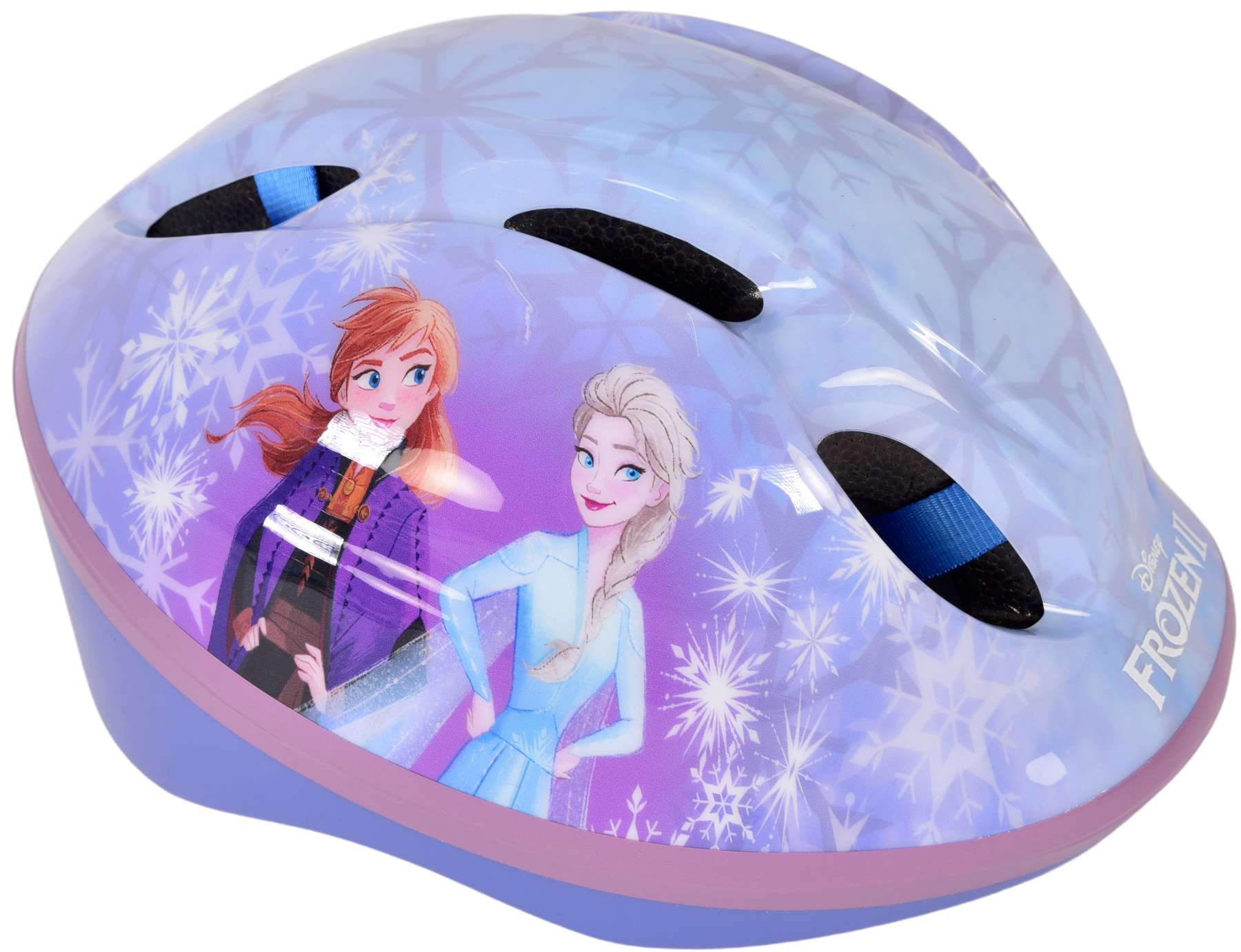 Disney Frozen Fietshelm - Wit Roze - 52-56 cm