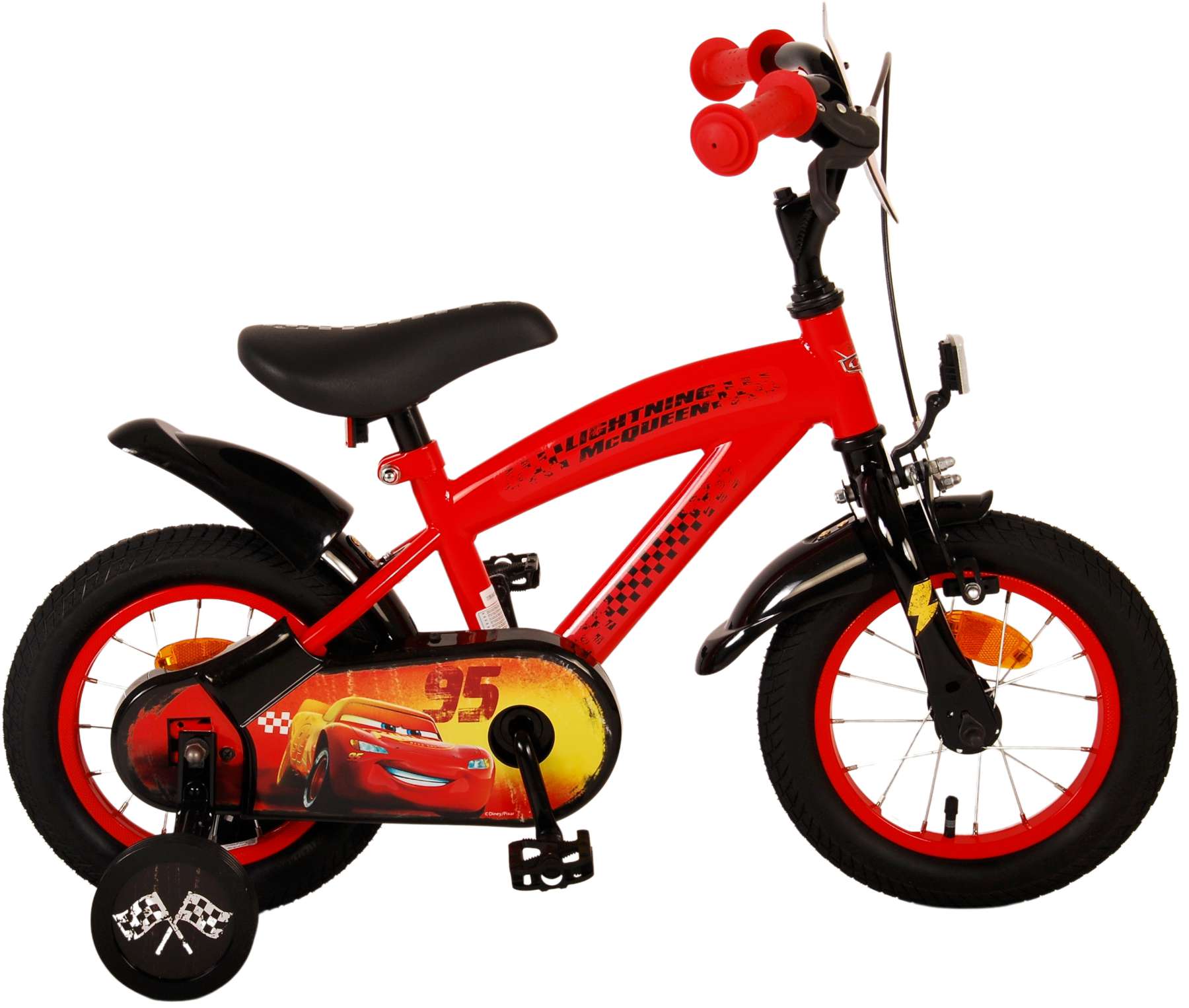 Disney Cars Children's Bicycle - Boys - 12 inch - Red