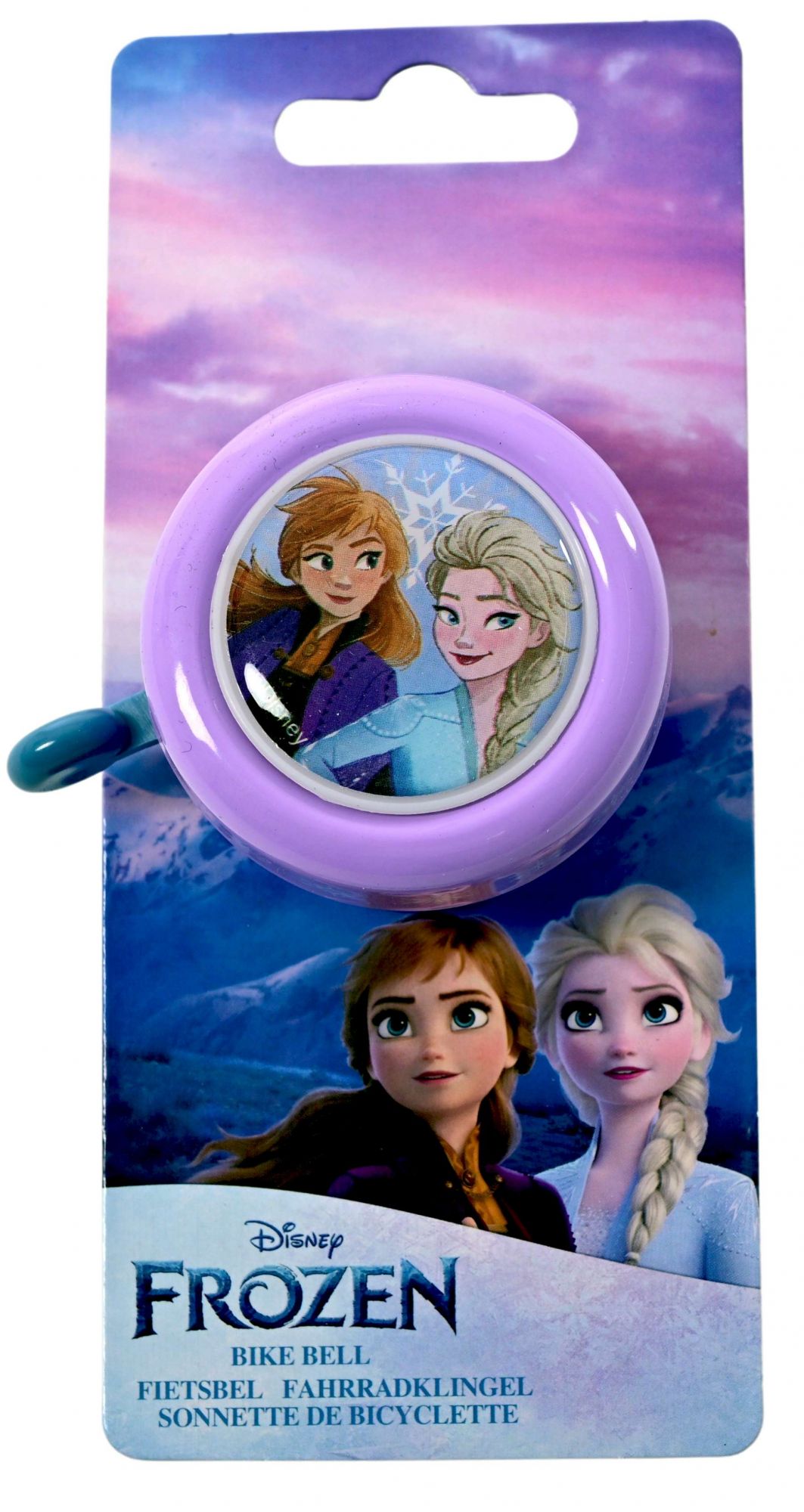 Disney Frozen 2 bicycle bell - girls - blue and purple