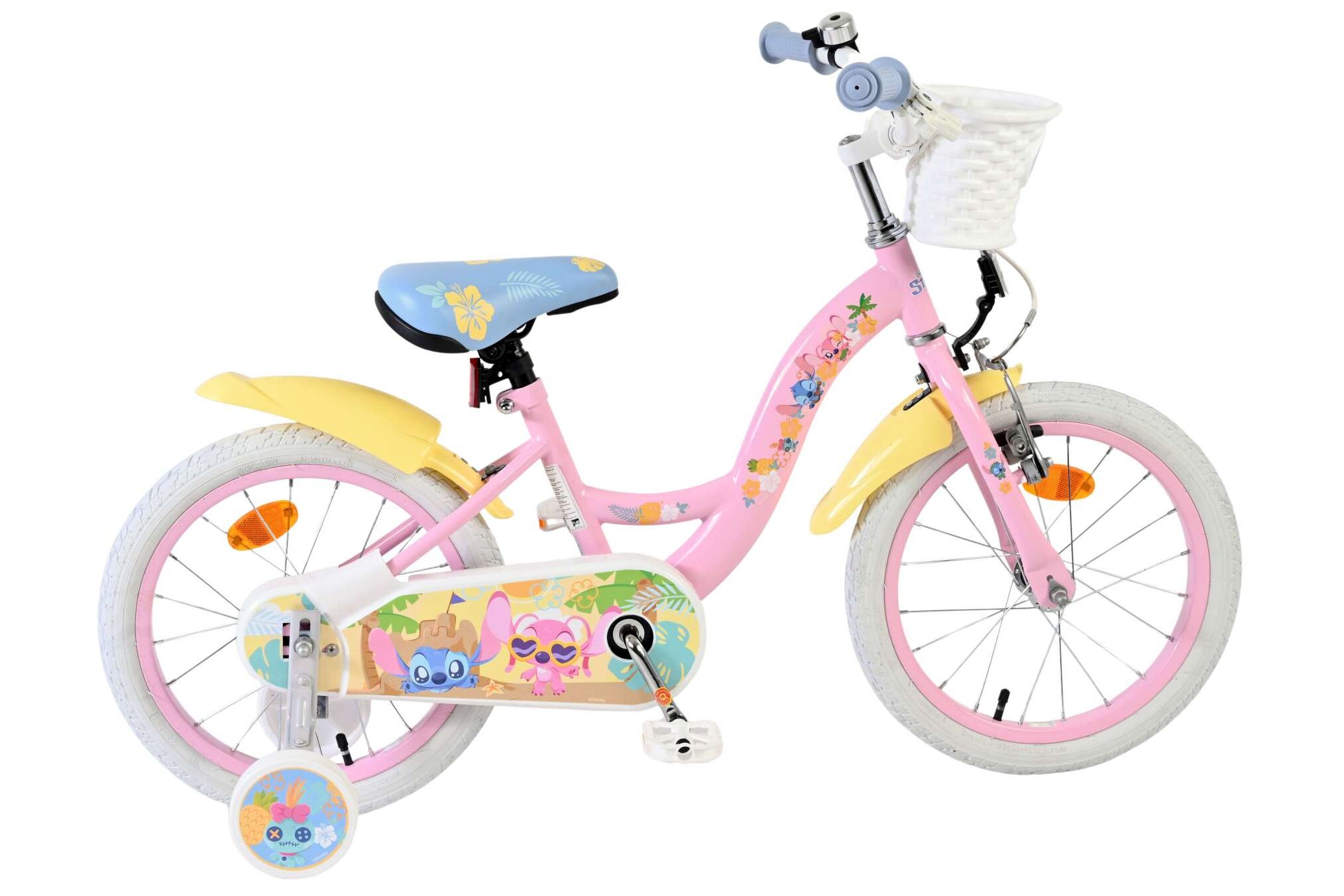 Disney Stitch Kids Bike - Girls - 16 inch - Pink