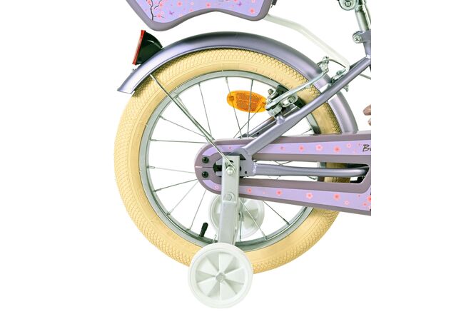 Volare Blossom Children's Bicycle - Girls - 16 inch - Purple - Two Hand ...